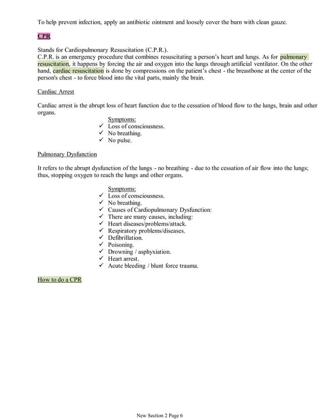 Basic First aid | PDF