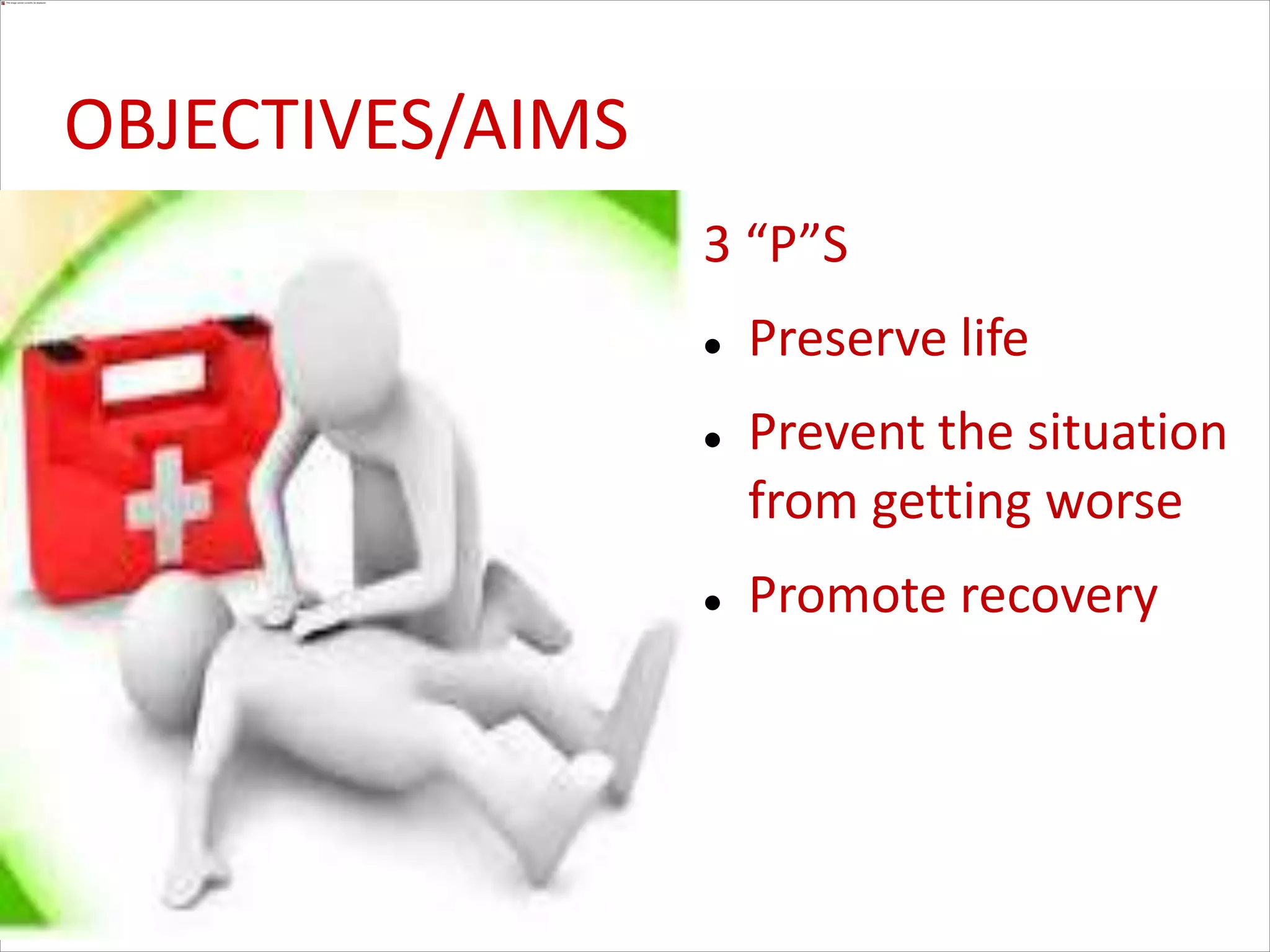 FIRST AID.ppt | First Aid | Injuries