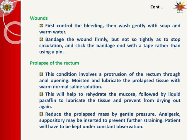 first aid in livestock a presentation .ppt