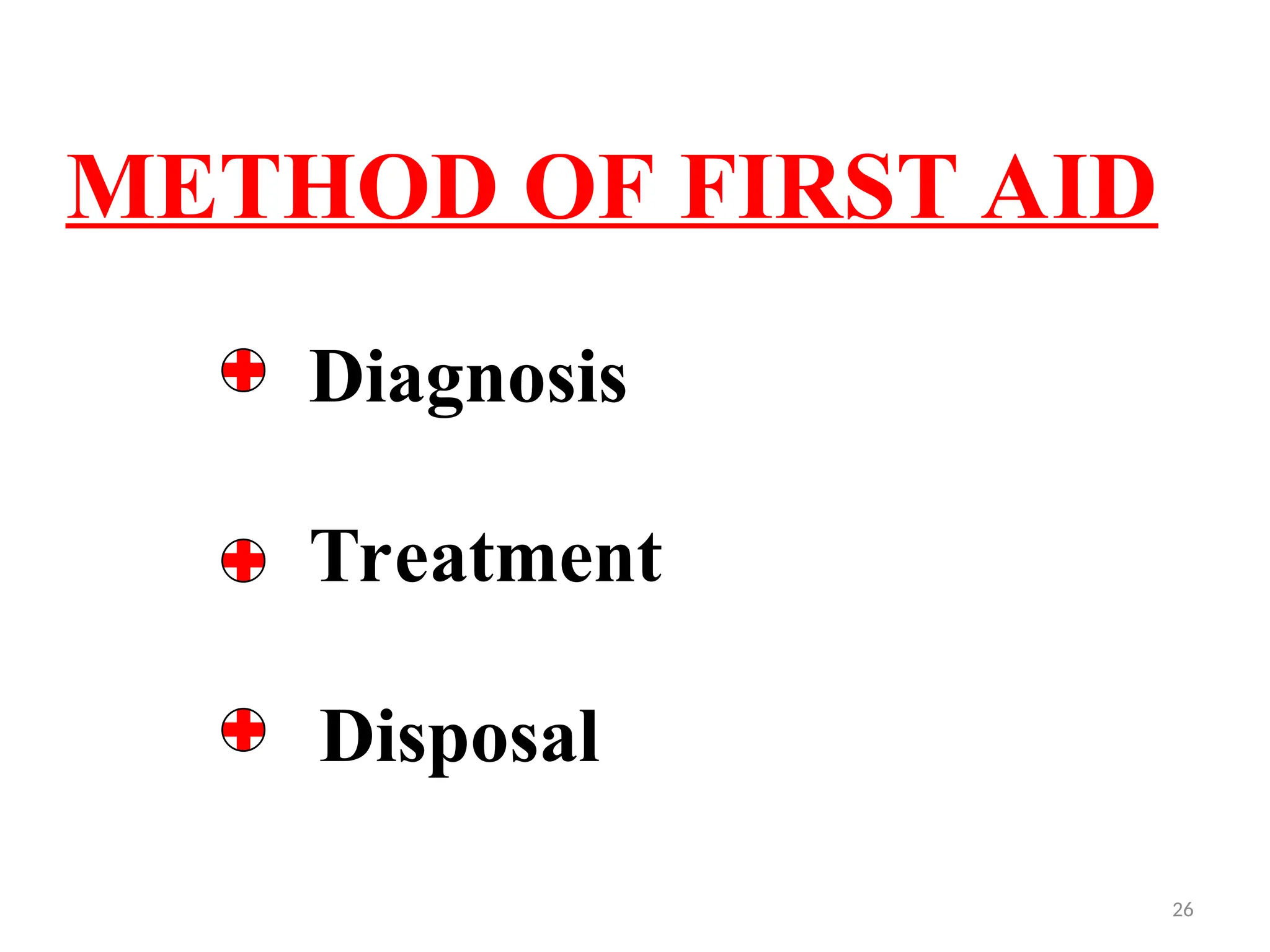 Importance and principles involved in first aid | PPT