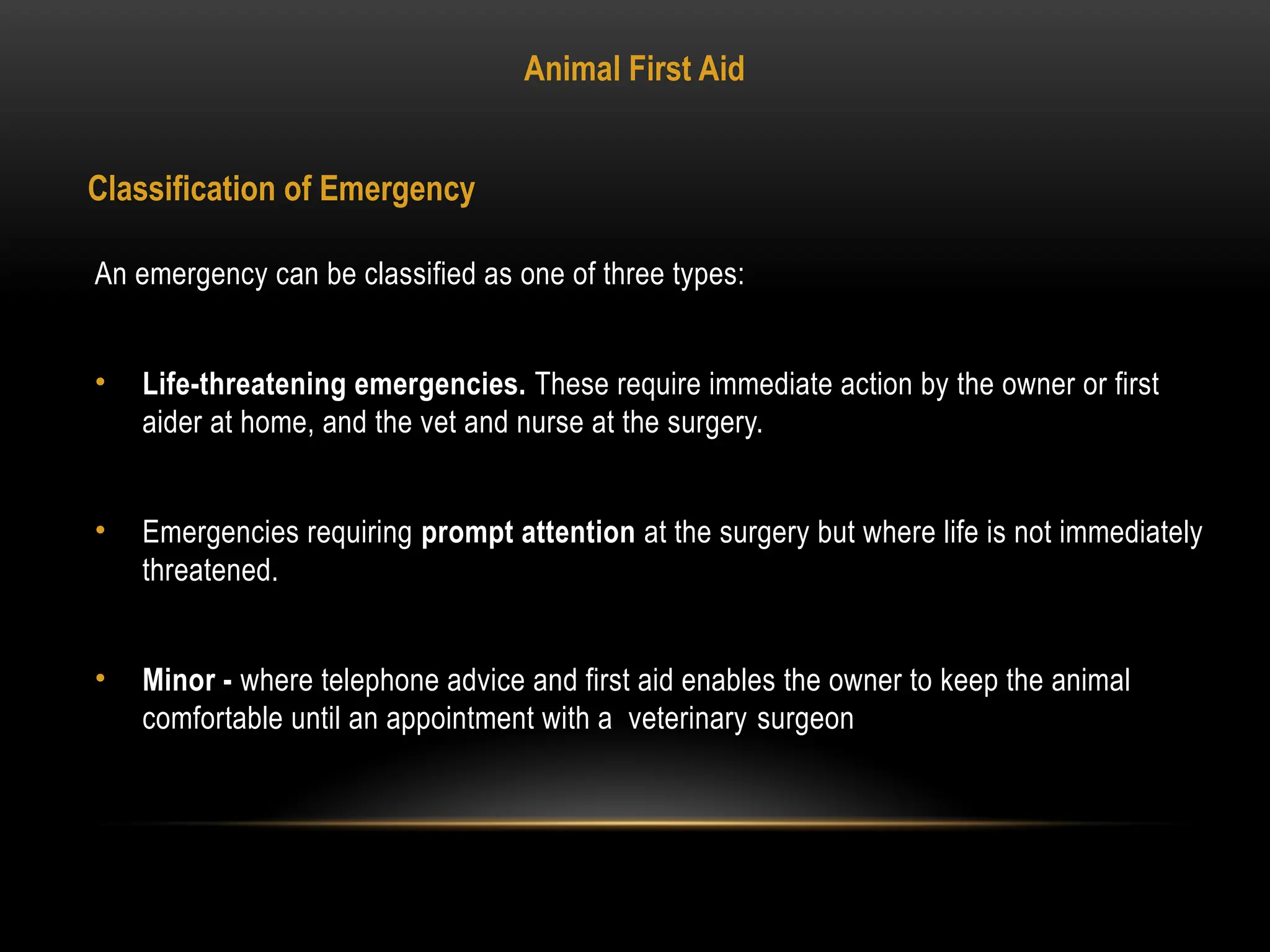 first aid for animals livestock animals .pptx