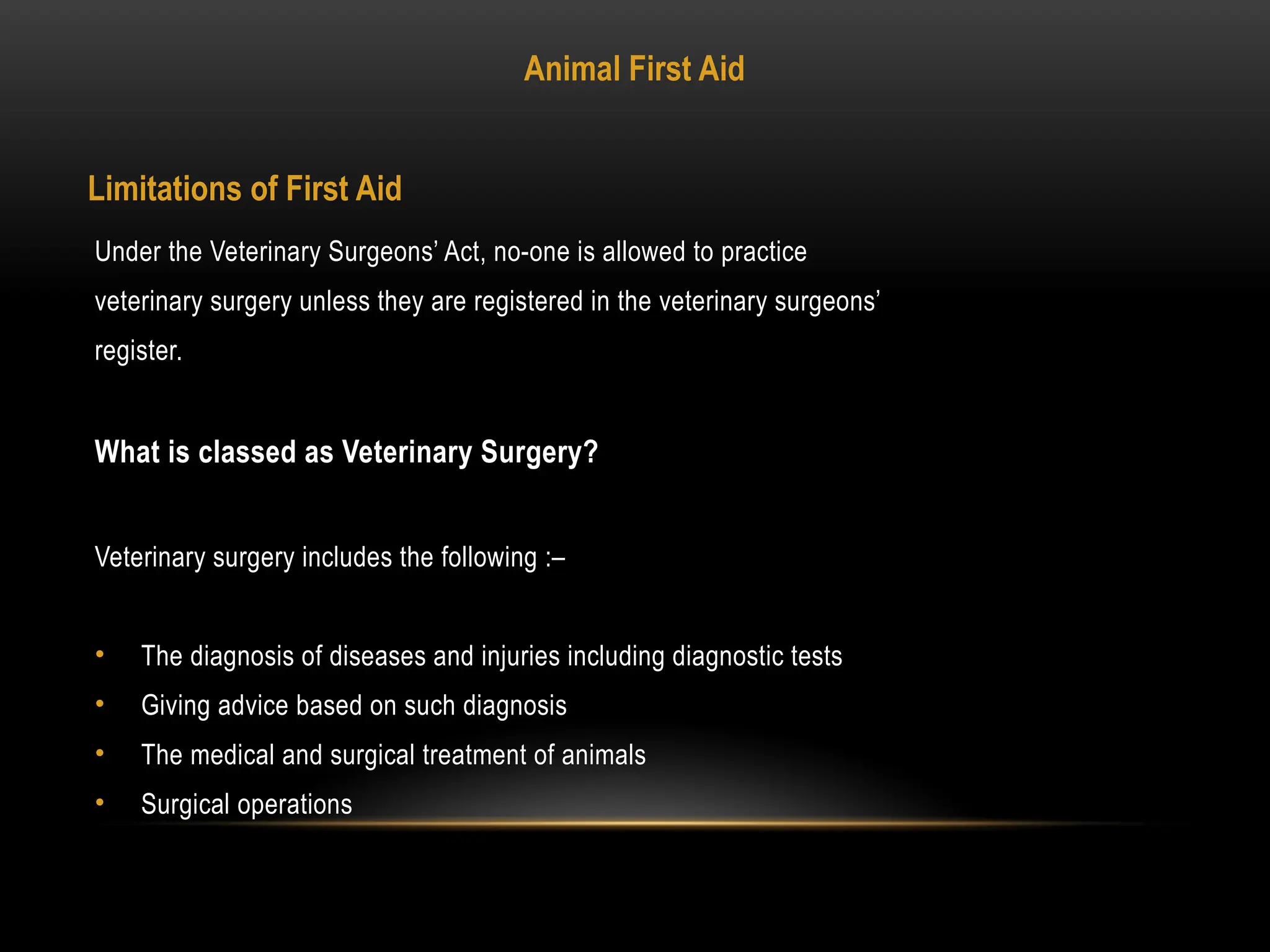 first aid for animals livestock animals .pptx