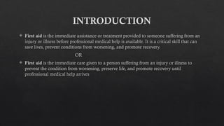 unit No -1 first aid.pptx by Jaidev Pandey | PPT