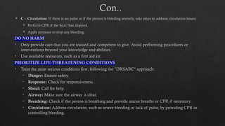 unit No -1 first aid.pptx by Jaidev Pandey | PPT