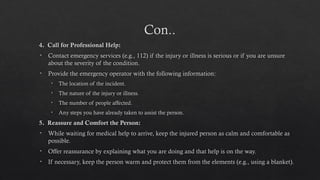 unit No -1 first aid.pptx by Jaidev Pandey | PPT