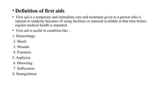 FUNDA MENTAL OF NURSING-TOPIC- FIRST-AID.1.pptx