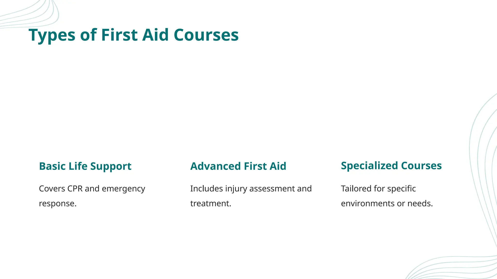 First Aid for medical emergencies in the field .pptx