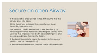 ROLE PLAY: FIRST AID -CPR & RECOVERY POSITION.pptx