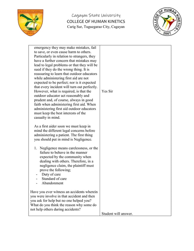 First aid-Detailed-Lesson-Plan[1].docx | First Aid | Injuries