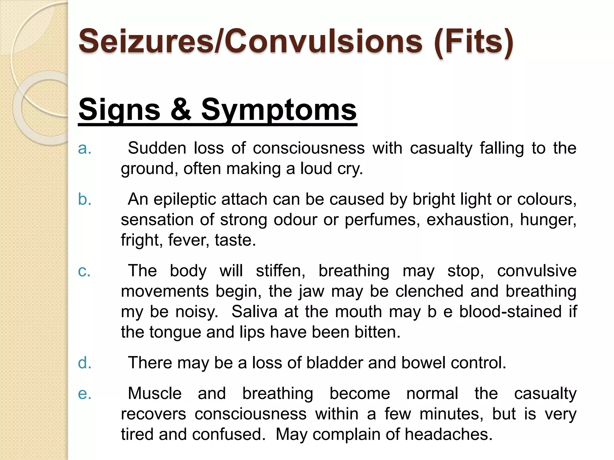 First aid (entire presentation) | PPTX