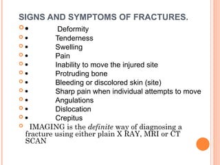 First Aid - FRACTURES.pptPathological fract | PPT
