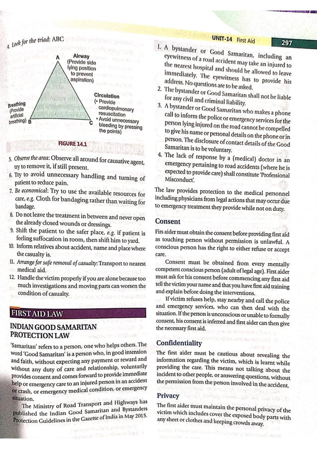 First Aid -Introduction slides unit 14 short notes hd | PDF | First Aid ...