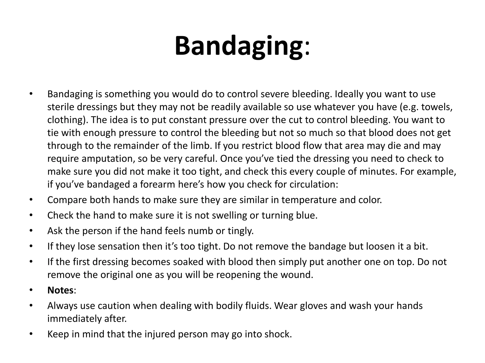 First Aid- Risk Management as Applied to Safety Security and Sanitation ...