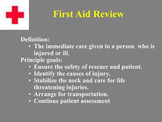 First Aid First Aid First Aid First Aid First Aid First Aid | PPT