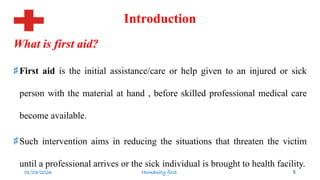 Accident prevention and first aid intervention .pptx