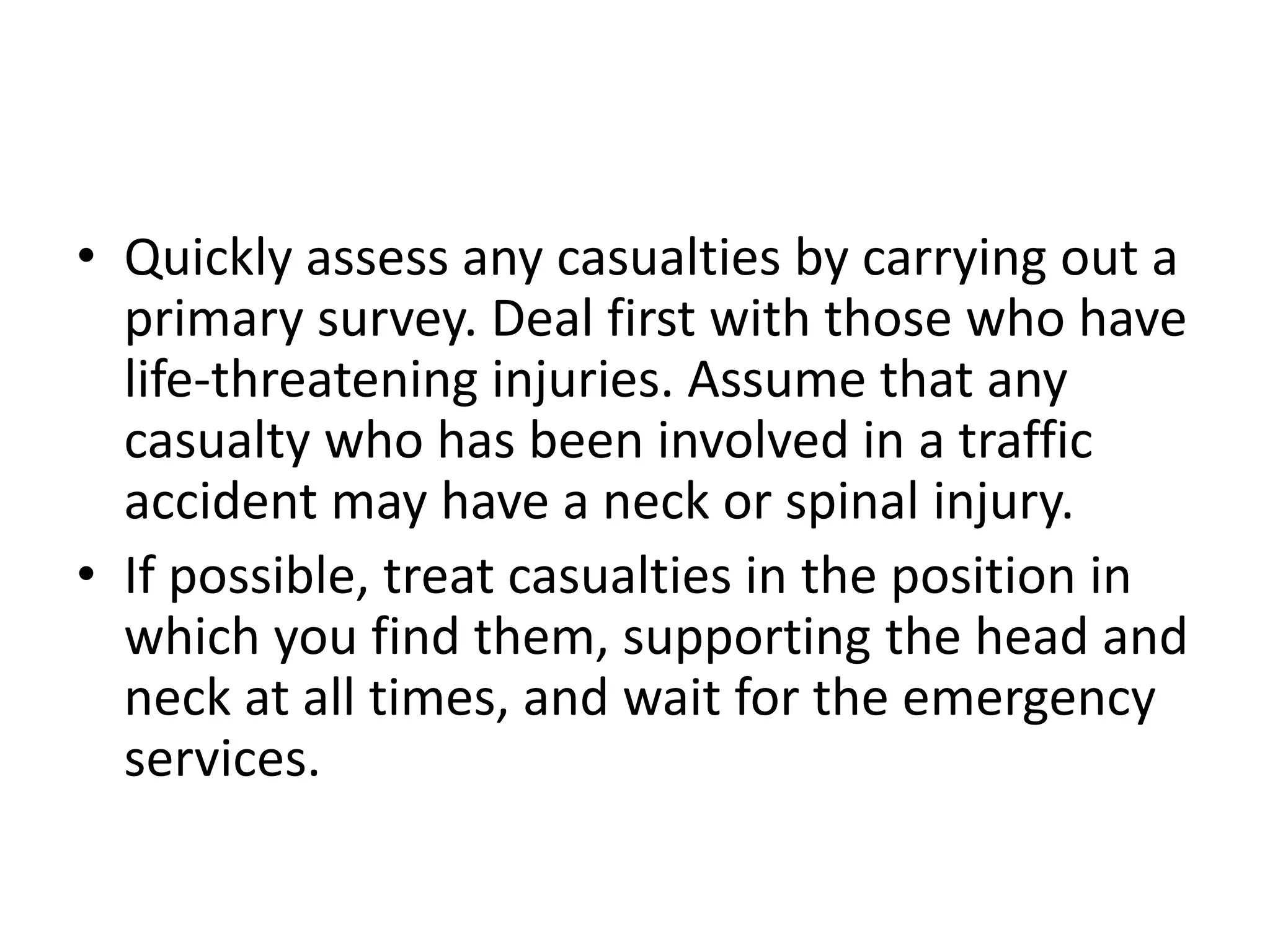 First Aid Summary of what is to be covered | PPT