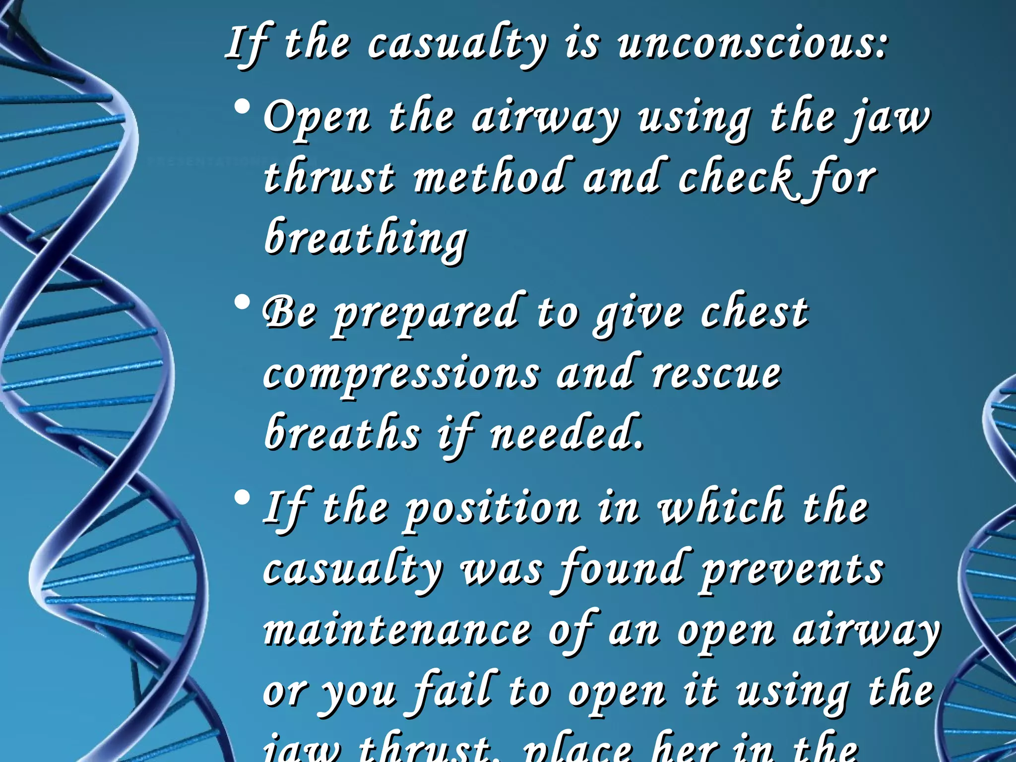 First aid for fracture | PPT