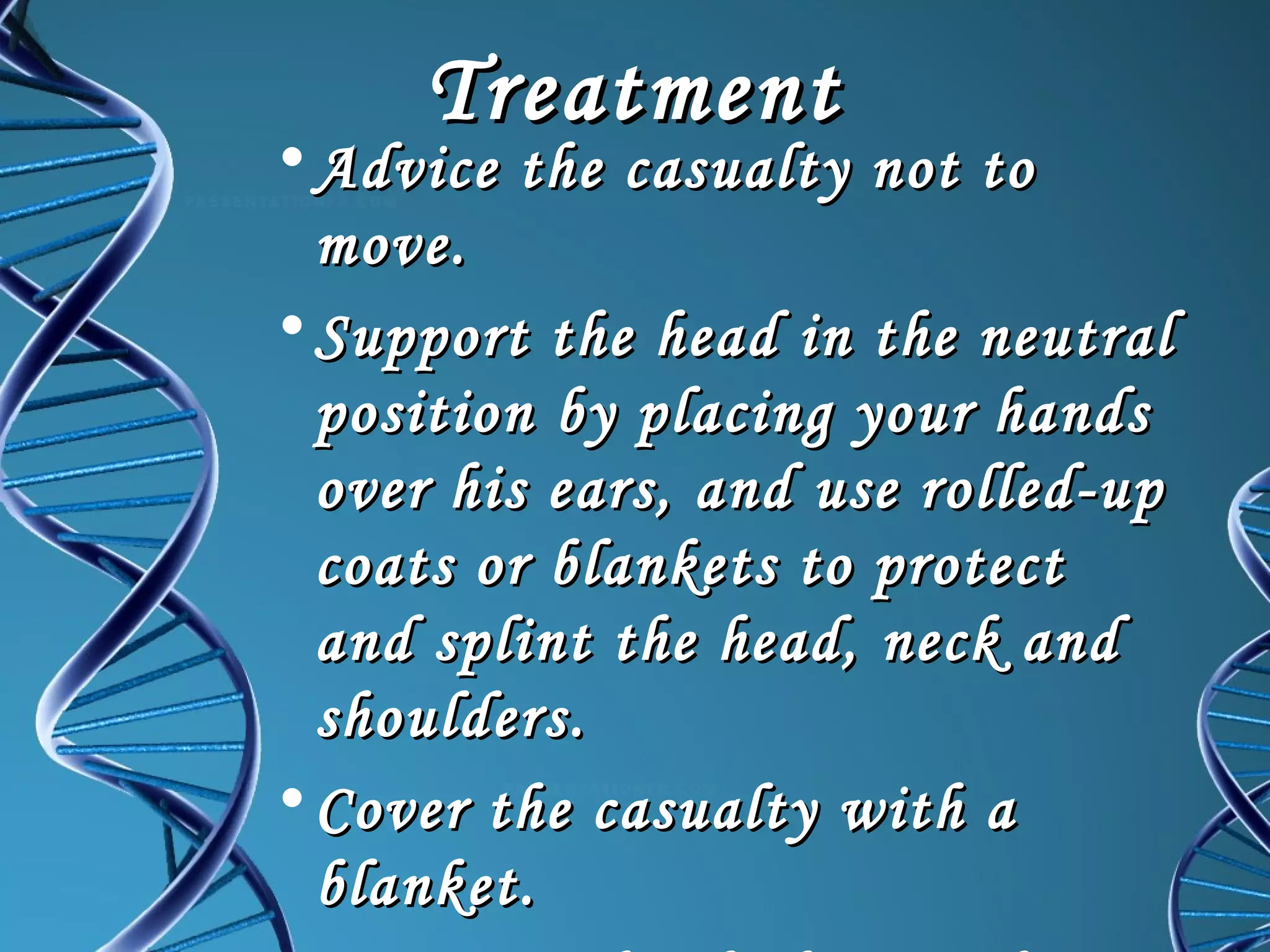 First aid for fracture | PPT