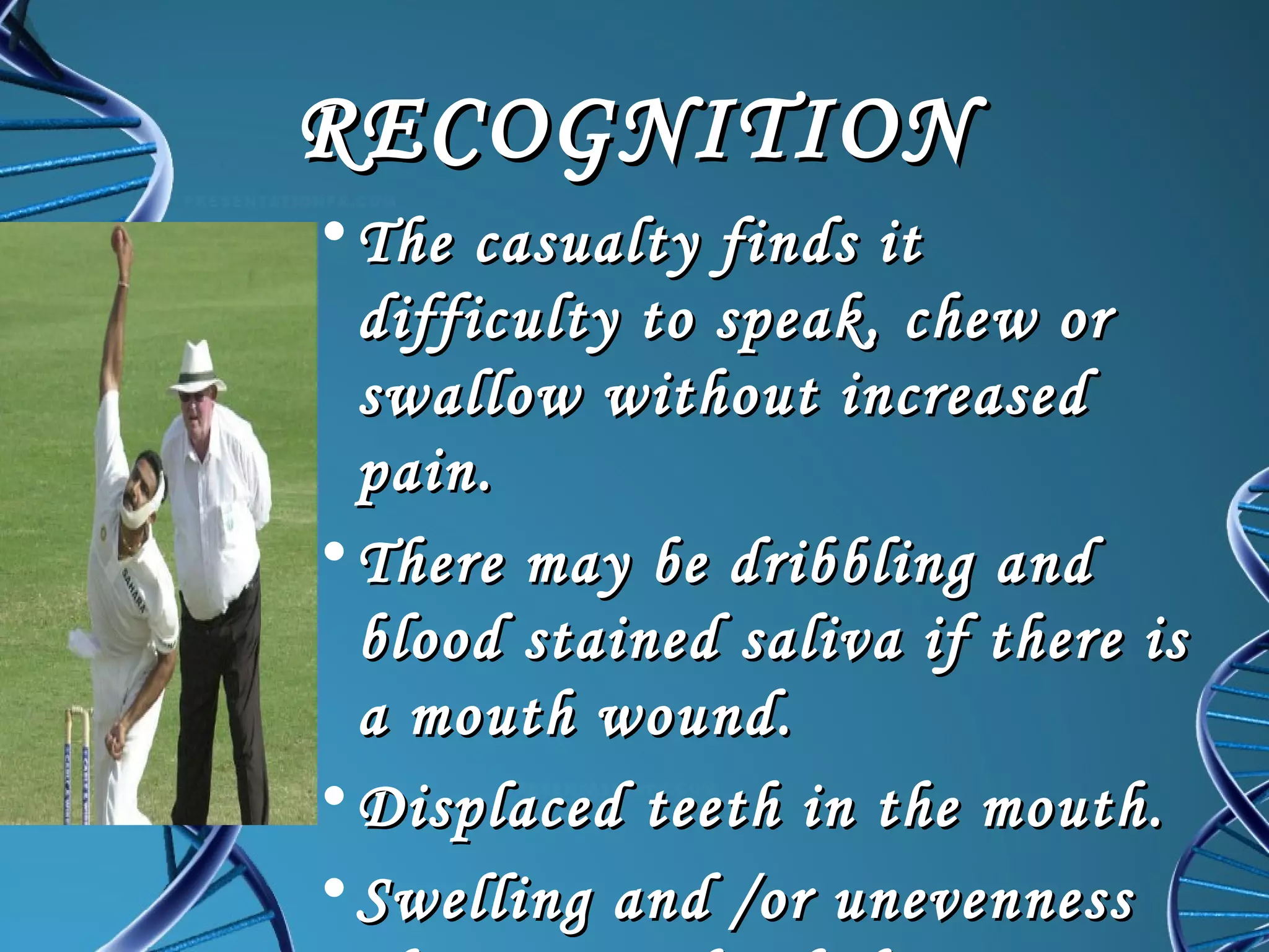 First aid for fracture | PPT