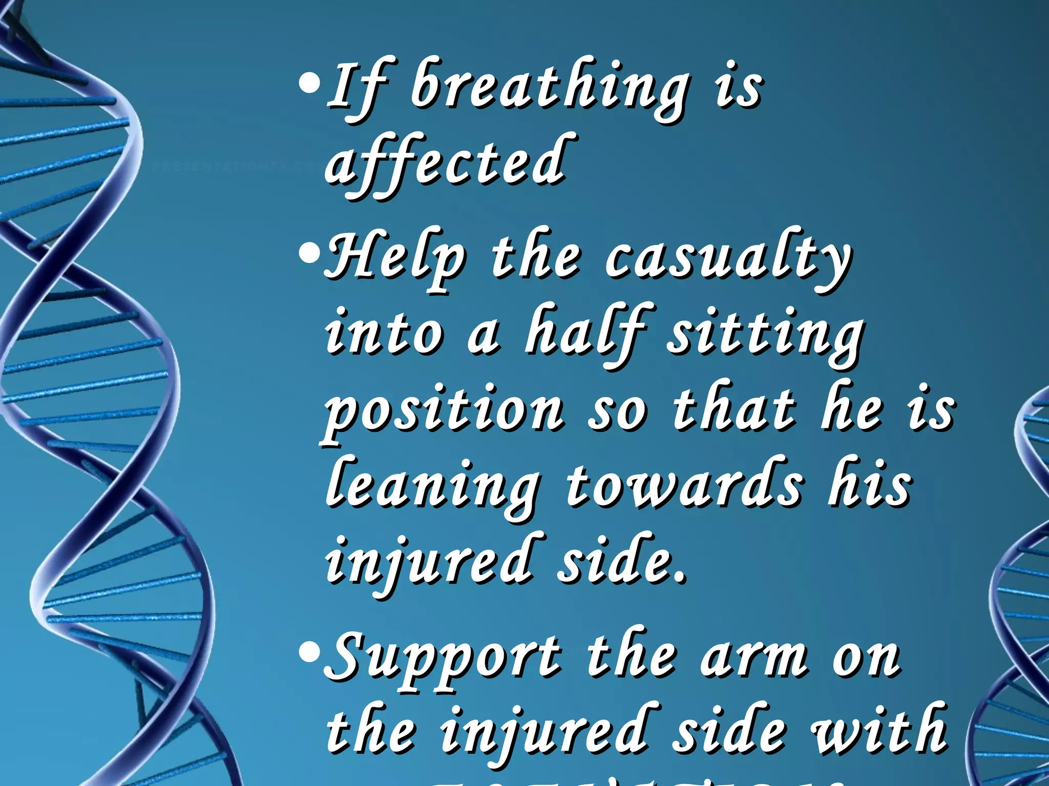 First aid for fracture | PPT