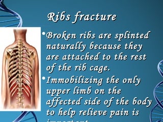 First aid for fracture | PPT