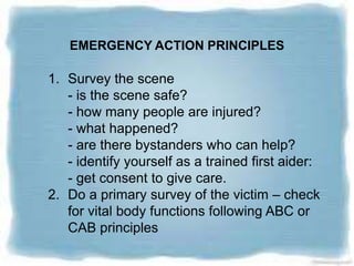 First Aid 2014.ppt | First Aid | Injuries