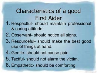 First Aid 2014.ppt | First Aid | Injuries