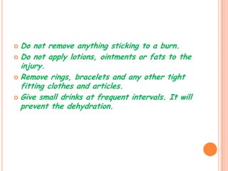 First ai d 4 burn | PPT