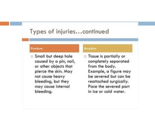 First aid and emergencies | PPT