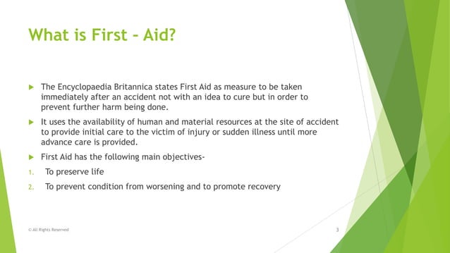 First Aid And Fire Fighting Systems | PPTX