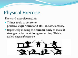 First aid and physical exercise | PPTX