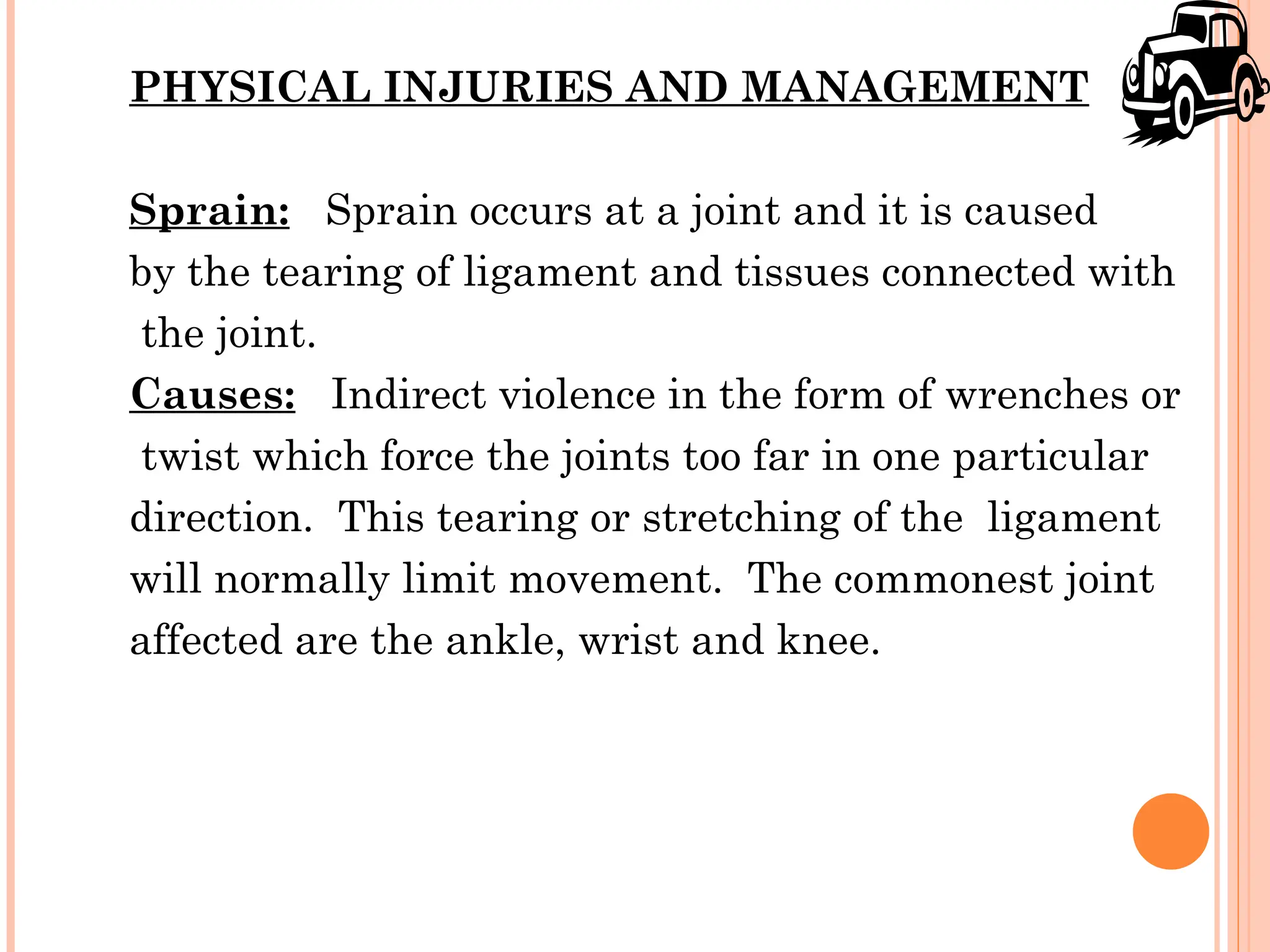 FIRST AID APPLICATION AND MANAGEMENT OF INJURY_044821.ppt