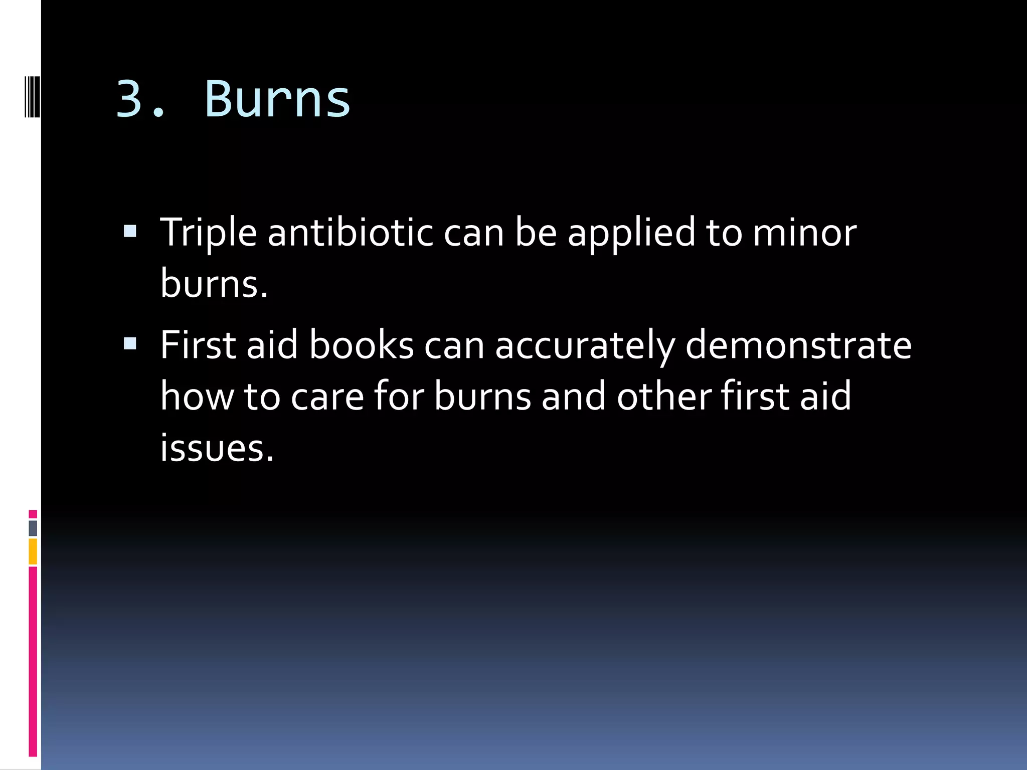 First aid assignment | PPTX