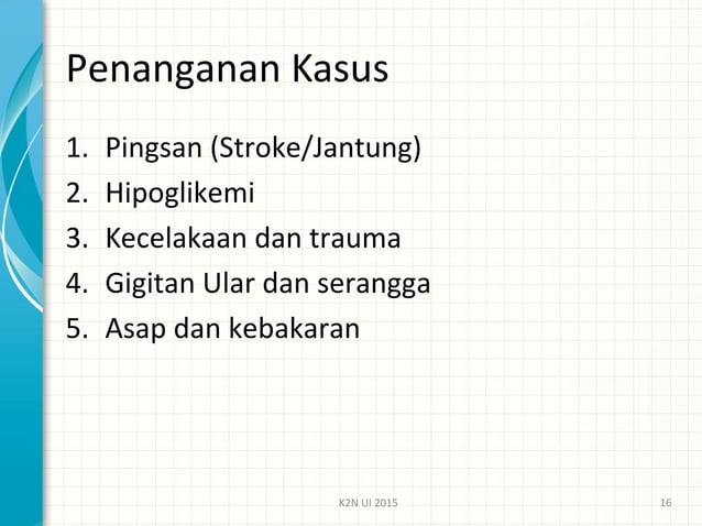 First Aid Untuk Awam | PPT