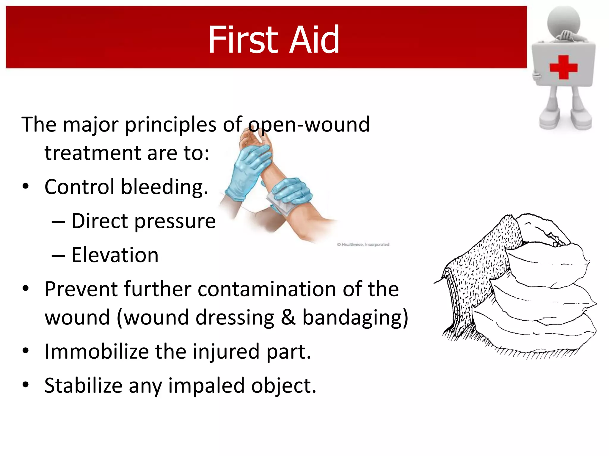 First Aid bandaging slideshow | PDF