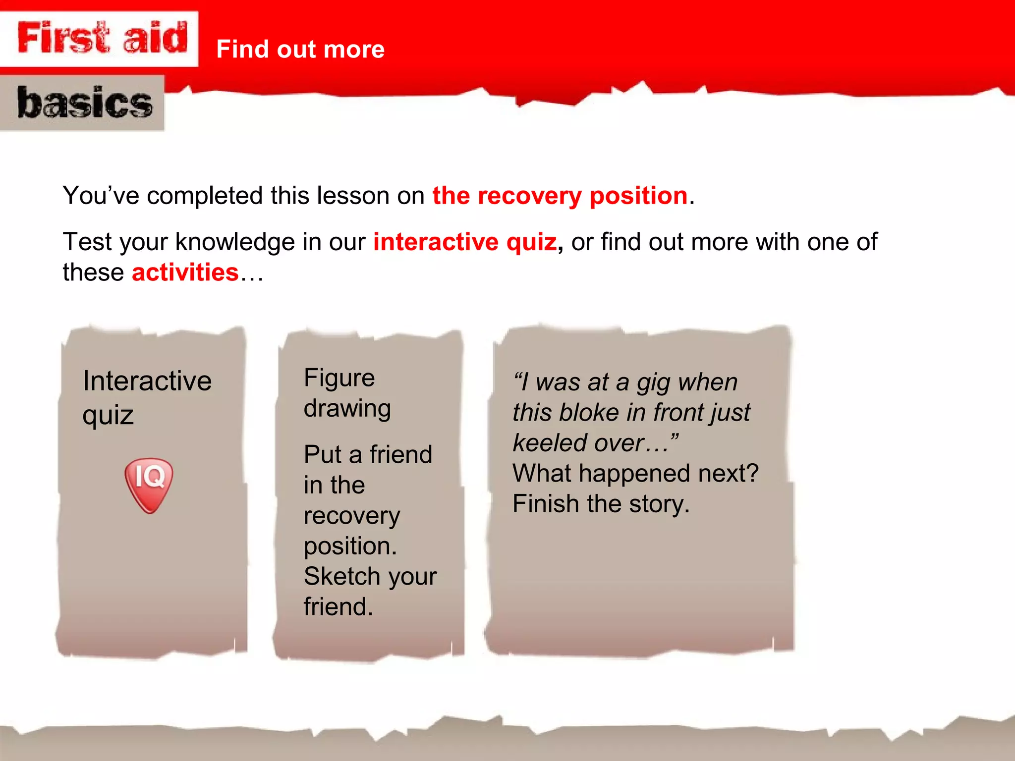 First aid basics 1 ppt | PPT