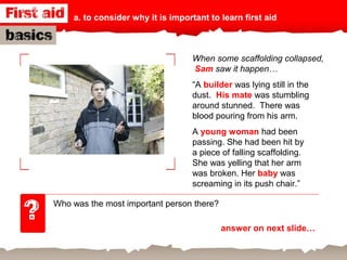 First aid basics 1 ppt | PPT