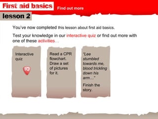 First aid basics 2 ppt | PPT