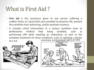 First aid box PPT