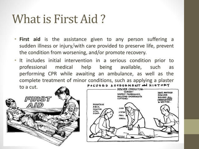 First aid box | PPTX | First Aid | Injuries