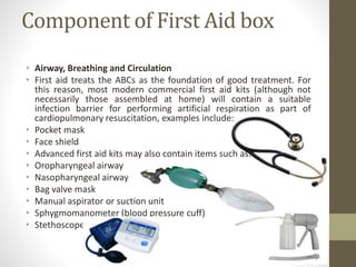 First aid box | PPTX