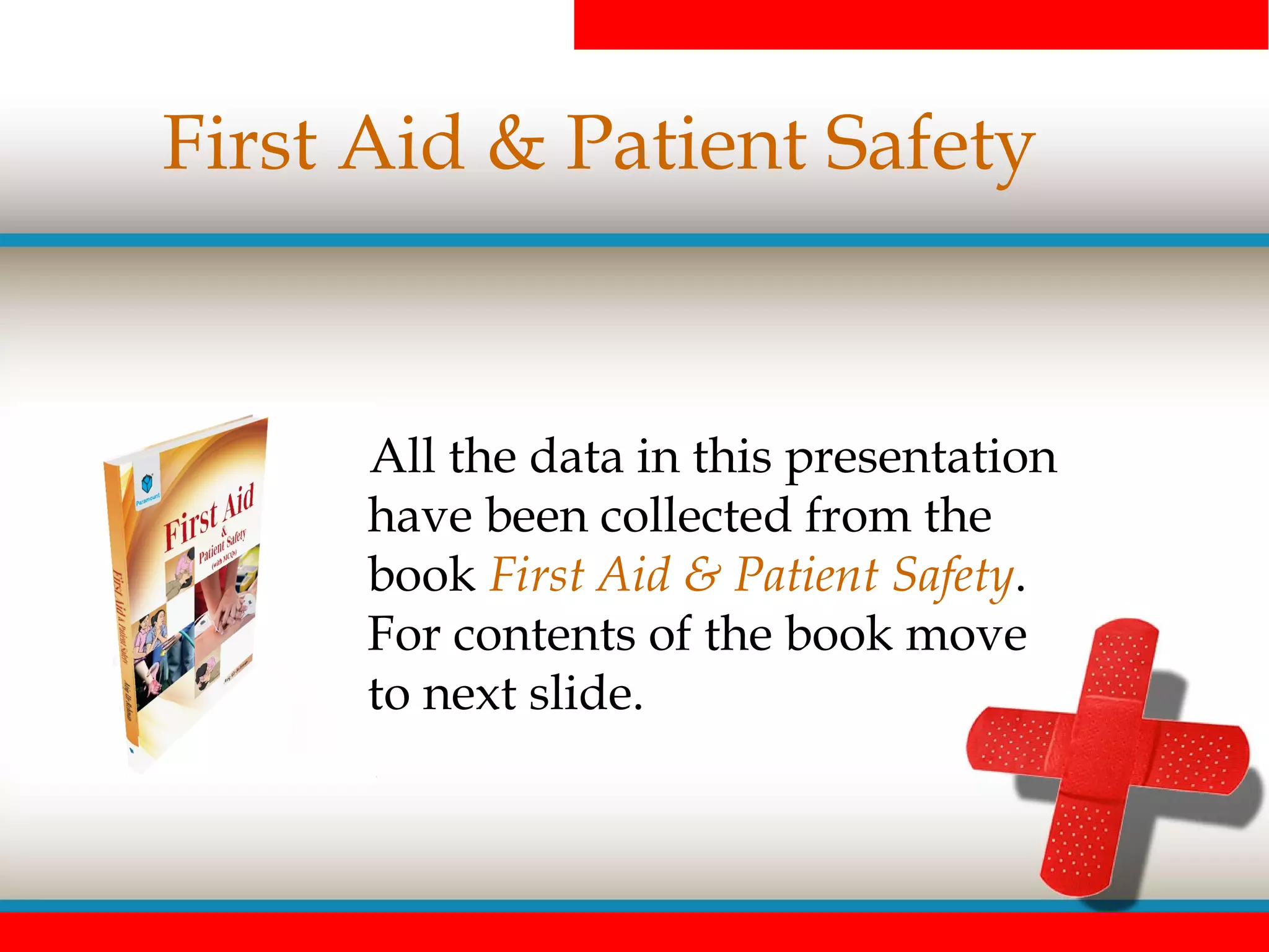 First Aid & Patient Safety | PPT
