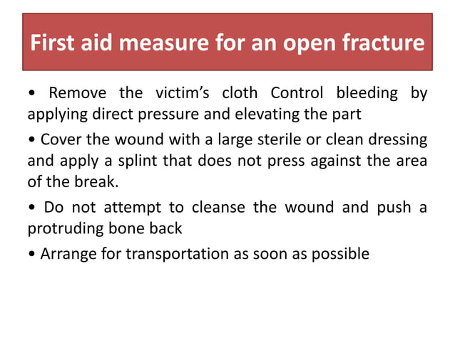FIRST AID CHAPTER SIX.pptx | First Aid | Injuries