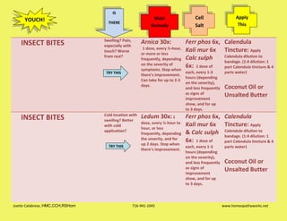 Homeopathic First Aid Chart | PDF