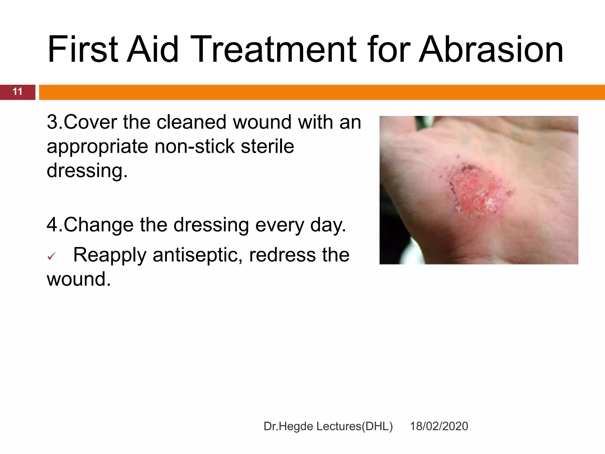 " First Aid " Community Pharmacy Practice | PPTX