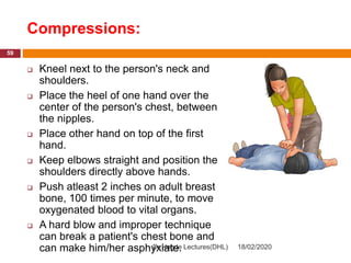 " First Aid " Community Pharmacy Practice | PPTX