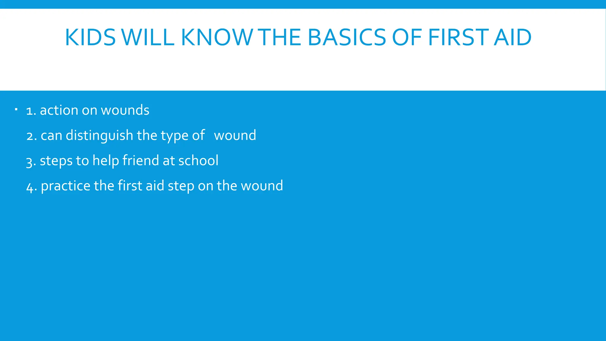 Learn about first aid for a students and teachers | PPTX