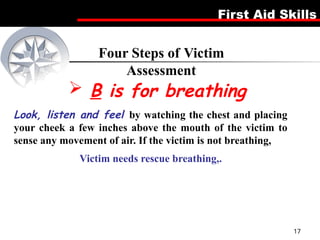 First aid & Cardio Pulmonary Resuscitation (CPR) .pptx