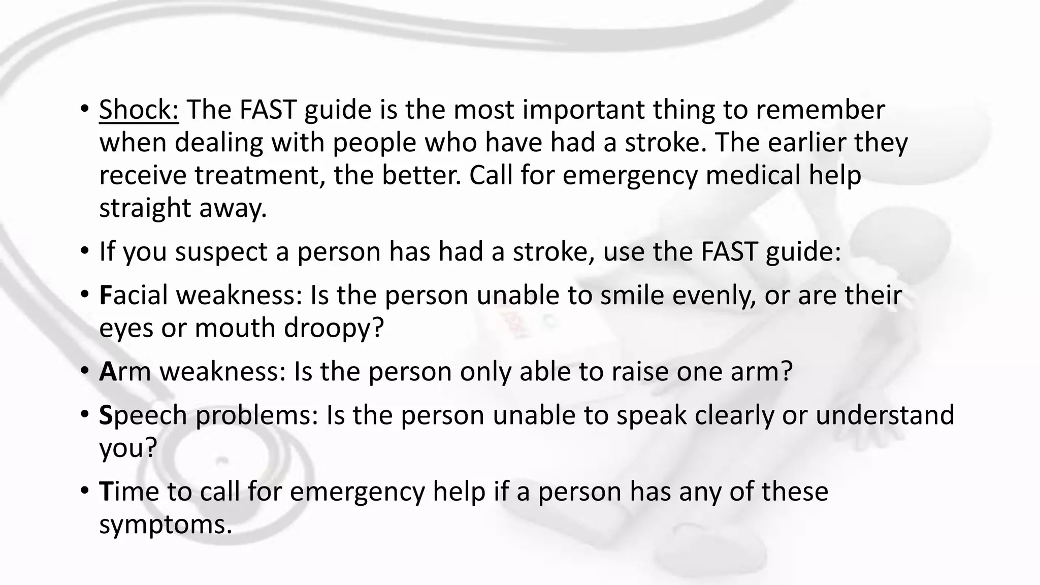 First aid & emergency care of the injured | PPTX