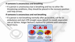 First aid & emergency care of the injured | PPTX